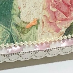 Other | Vintage Ivory Tissue Box With Princesses Roses | Poshmark
